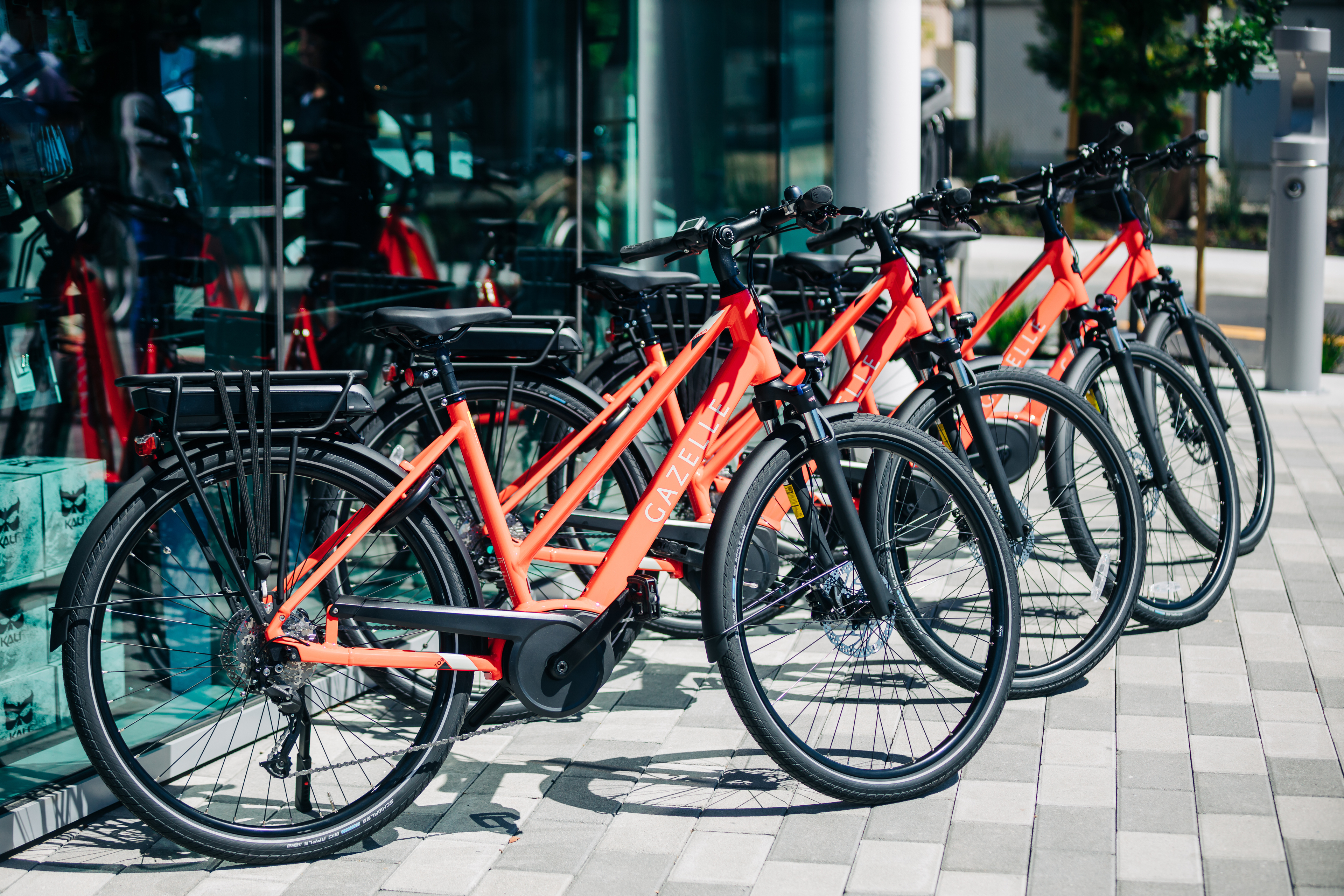 Bike Fleet at The Hub • Stanford Research Park
